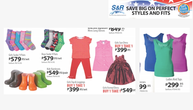 Sale items at SnR Membership Shopping for the month of July - Mommy Levy