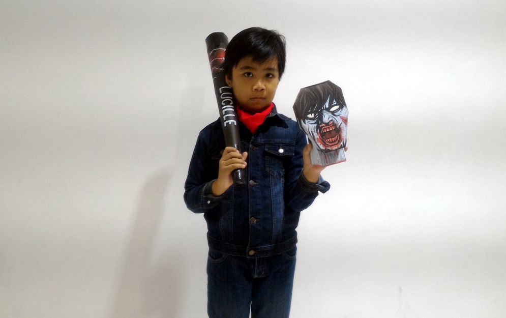 DIY Negan Costume from The Walking Dead - Mommy Levy